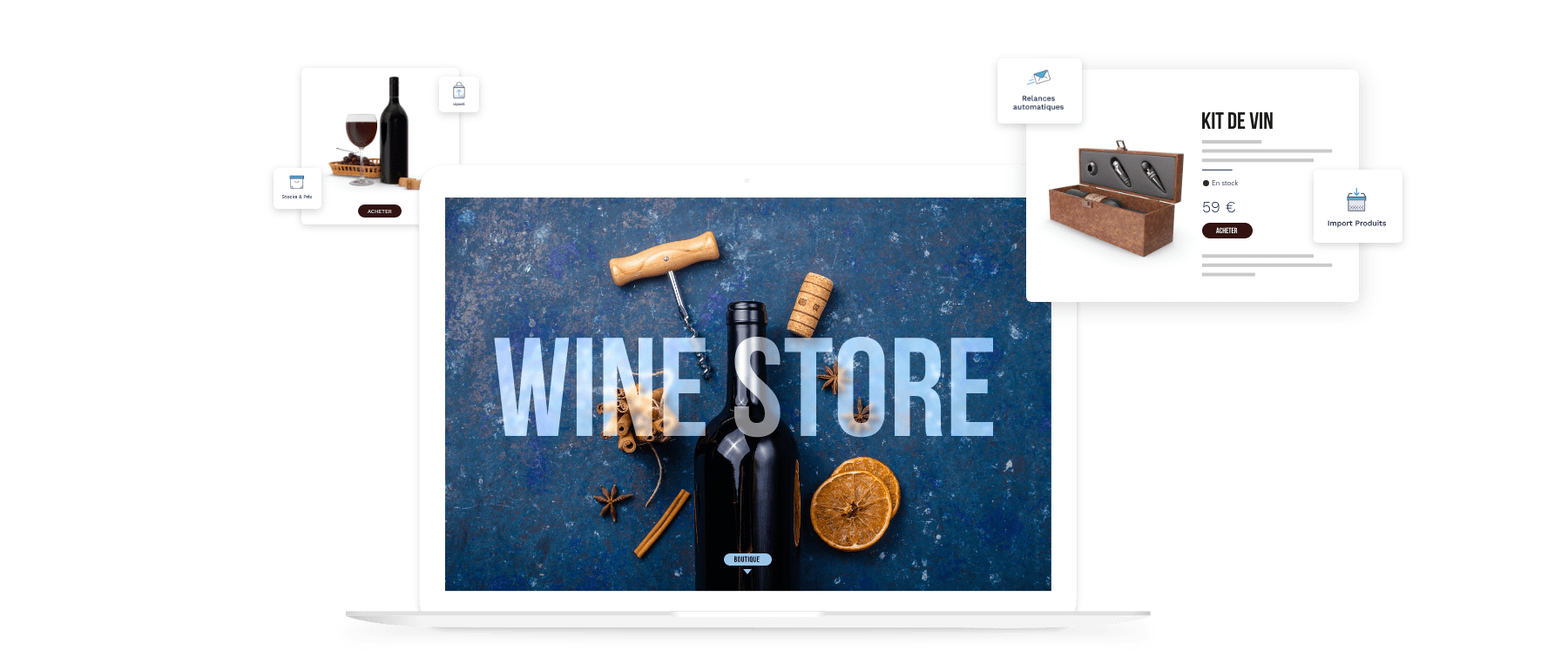 Vendre du vin en ligne | Vente de bouteilles de vins sur Internet